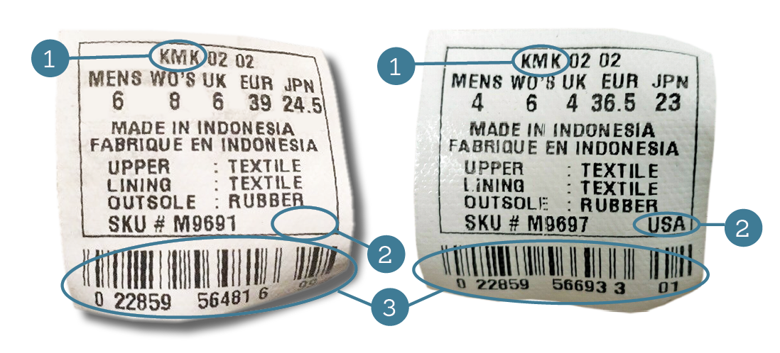 Converse tongue patch : evolution | Patch sous la languette d’une ...