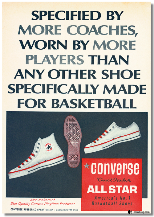 Les Converse All Star et la publicité | Converse All Star & advertising ...